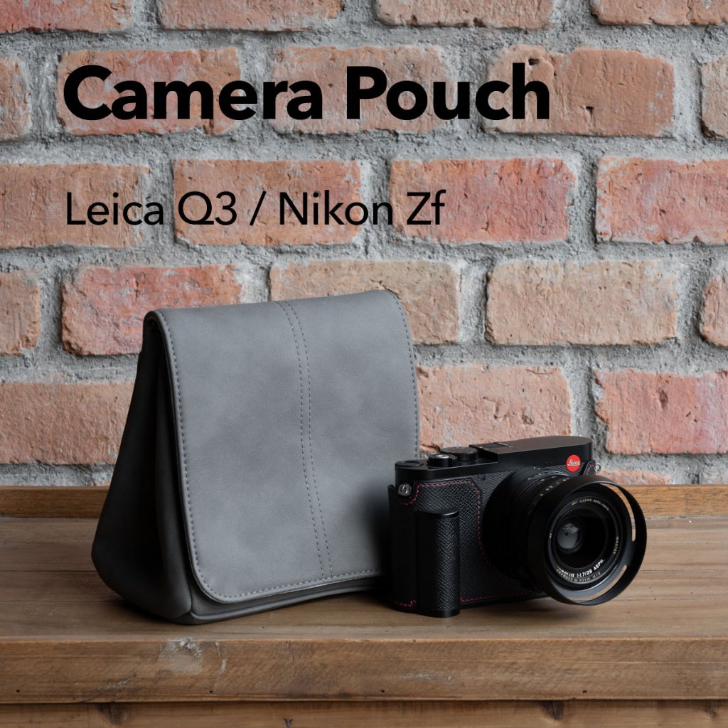 Pouch ใส่กล้อง ไซส์ใหญ่ สีดำ จาก Sozor กระเป๋ากล้อง Leica Q3 Q2 Q M10 M11 Nikon Zf Fuji XT5 ...