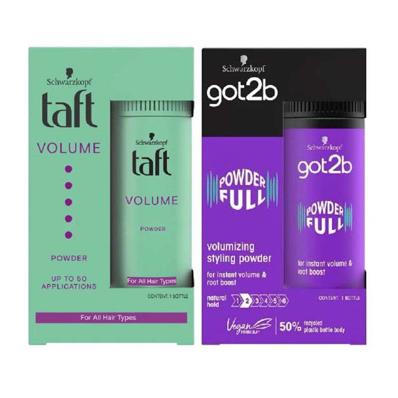 แป้งจัดแต่งทรงผม Schwarzkopf Taft Powder/Got2B Powderful (ชวาร์สคอฟ ...