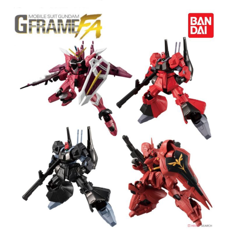 Mobile Suit Gundam G Frame FA 02 Action Figure Sazabi Rick Diaz Justice ...