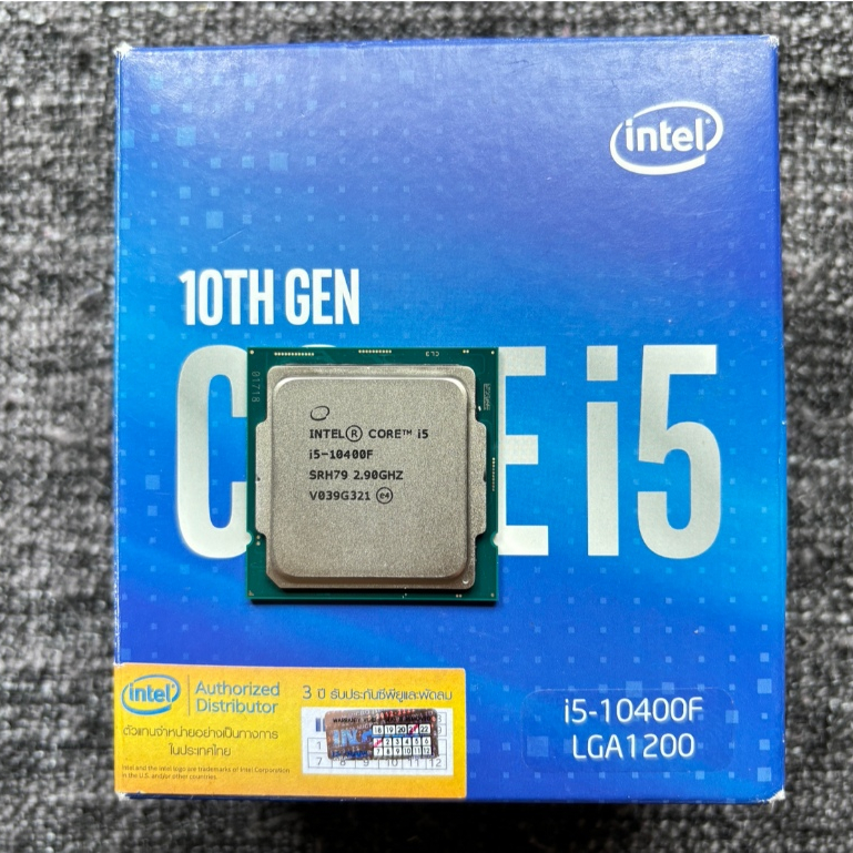 Intel® Core™ i5-10400F Socket 1200 ครบกล่อง | Shopee Thailand