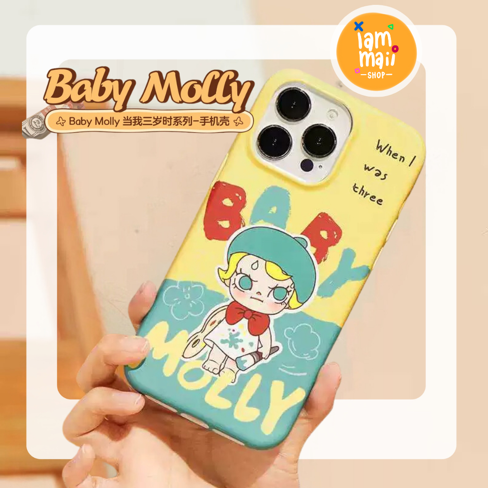 [เคสไอโฟน] Baby Molly When I Was Three POPMART Molly 3 ขวบ Iphone case ...