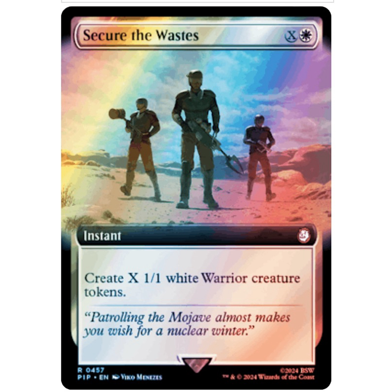 Universes Beyond: Fallout Variants Foil: Secure the Wastes (0457 ...