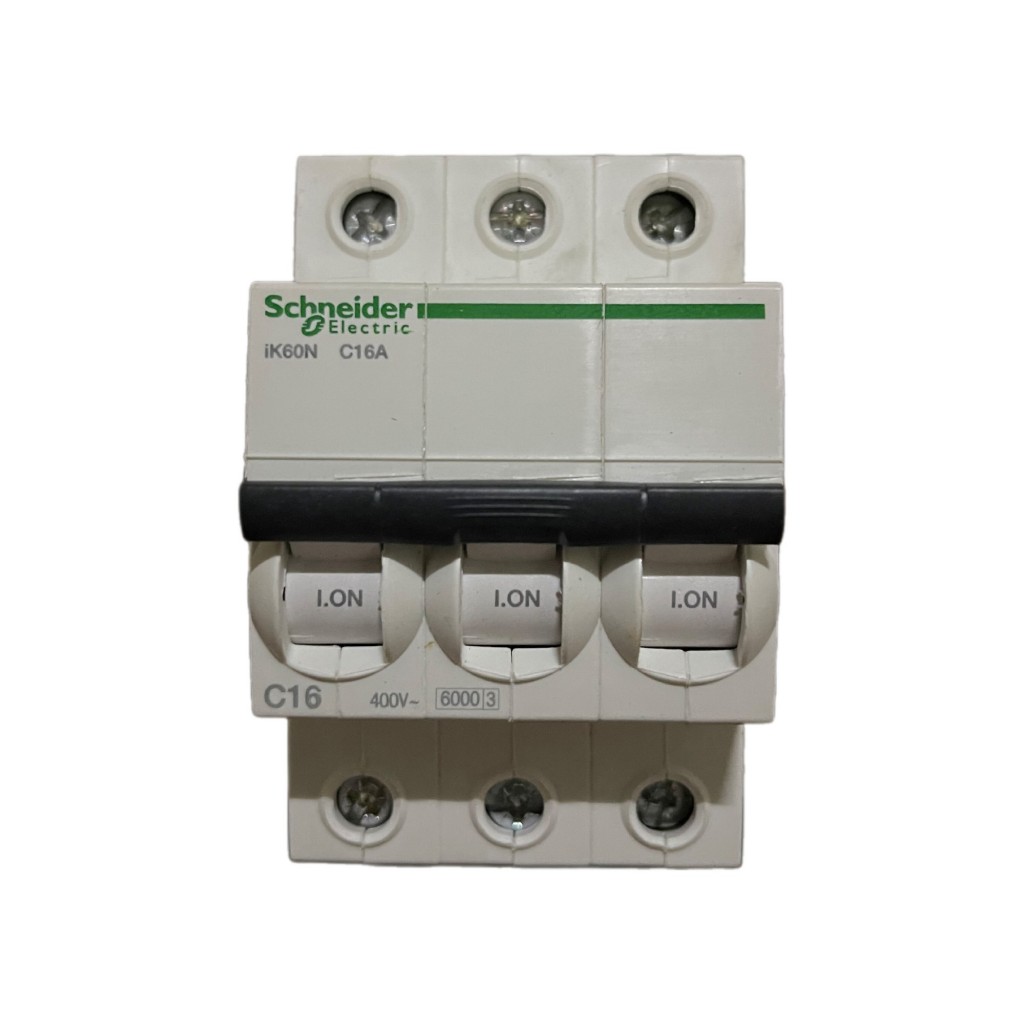 MCB Circuit Breaker Schneider iK60N, 3P, C16A | Shopee Thailand