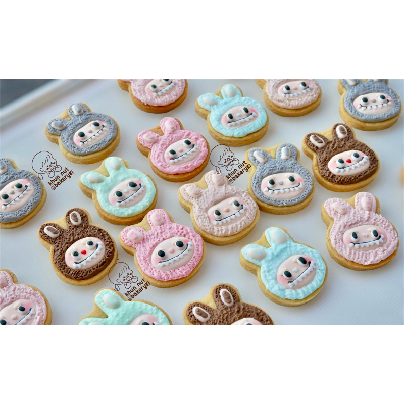 labubu cookies คุกกี้รอยัลไอซิ่งน้องลาบูบู้ ขนาด 4.2*5.3 ซม. | Shopee ...