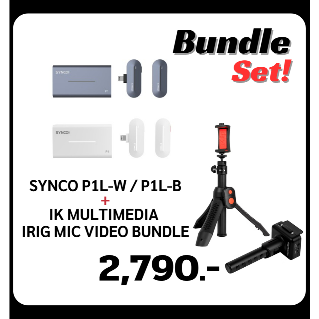 Synco P1T/P1L Digital Wireless Microphone System with USB Connector (ProPlugin) | Shopee Thailand
