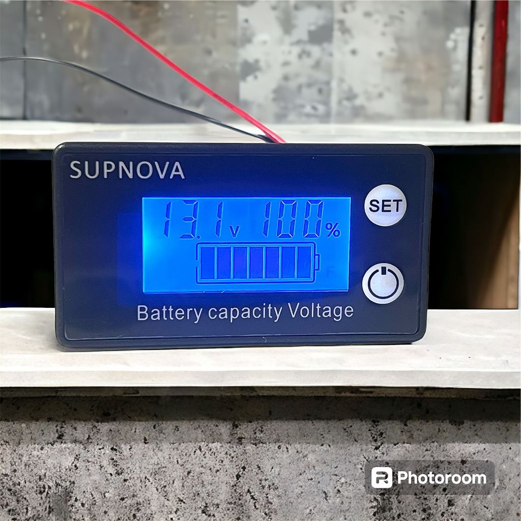 Volt Meter Supnova โวลต์มิเตอร์แสดงเปอร์เซ็นต์แบต แบตตะกั่วกรด ลิเธี่ยม ...
