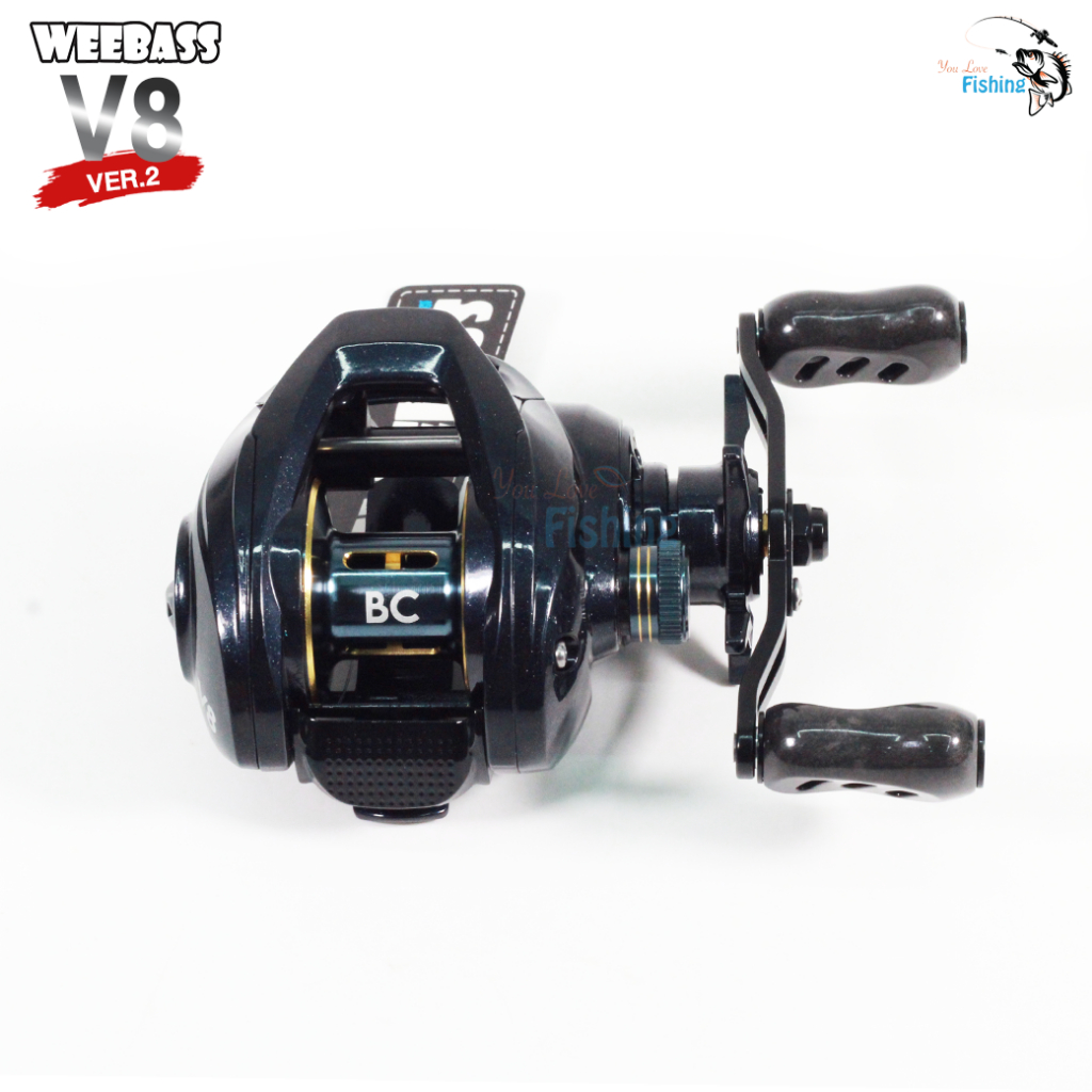 รอกหยดน้ำ WEEBASS V8 .Ver2 อัปเกรดใหม่ล่าสุด! รอกหน่วงคุมฟู่ 2 ระบบ เหมาะสำหรับงานตีเหยื่อปลอม ...