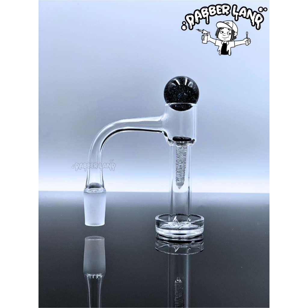 Galaxy Dichro Glass Terp Screw Marble Set 22mm Carb Cap For Quartz ...