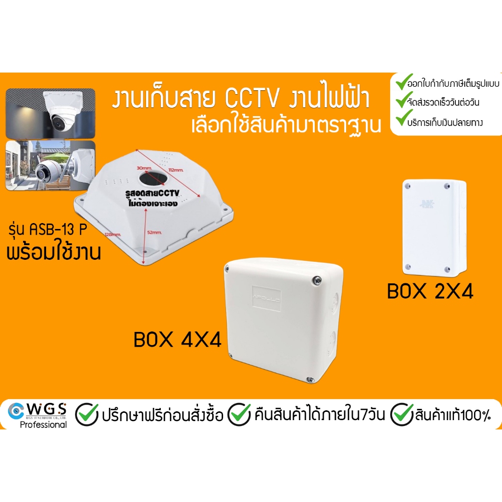 BOX 4x4 2x4เเละใหม่BOX CCTVพร้อมใช้งาน กล่องกันน้ำ มีซีลยางในตัว งาน ...