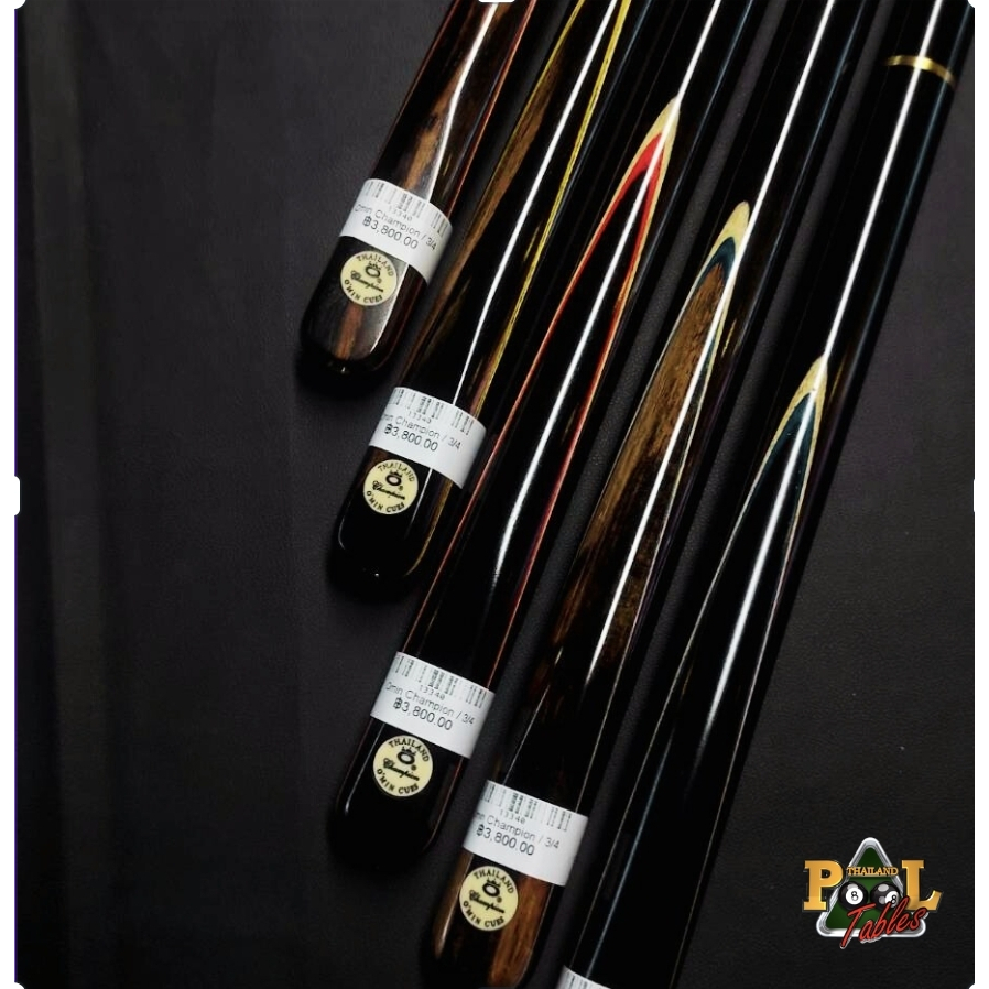 O'Min Cues ไม้คิวสนุกเกอร์ 2 ท่อน แบ่ง 3/4 โอมีนแชมเปี้ยน Champion 3/4 ...