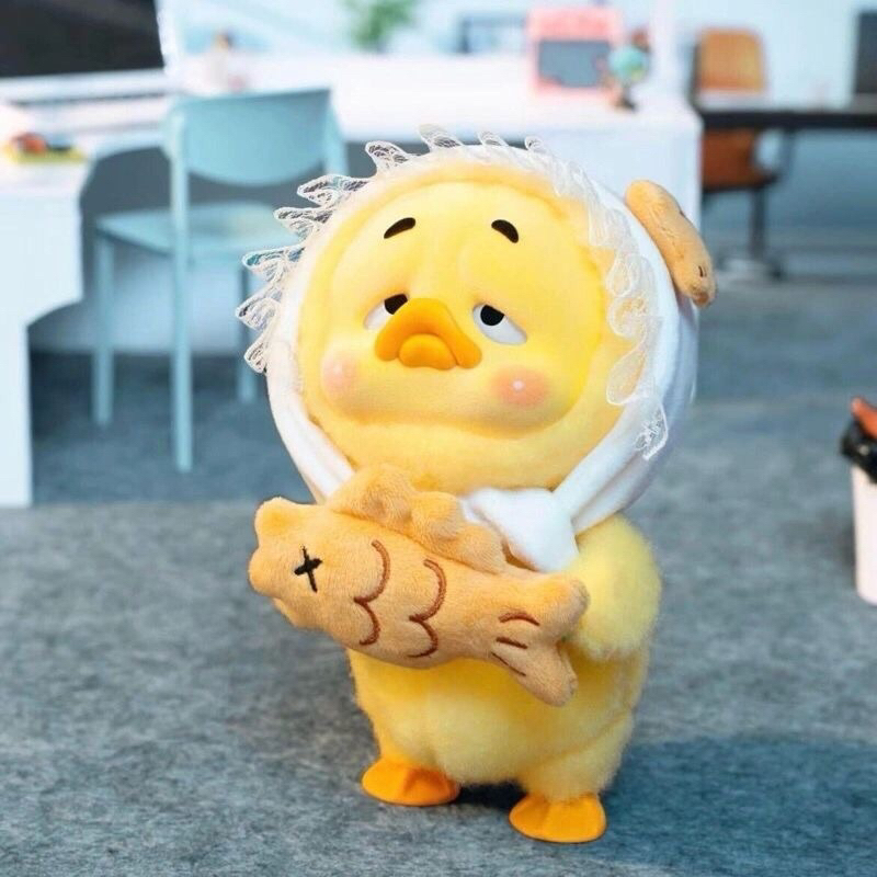 [พร้อมส่งแบบจุ่ม] upset duck ตุ๊กตาเป็ดน่ารําคาญ เป็ดสีเหลือง เป็ดหน้า ...