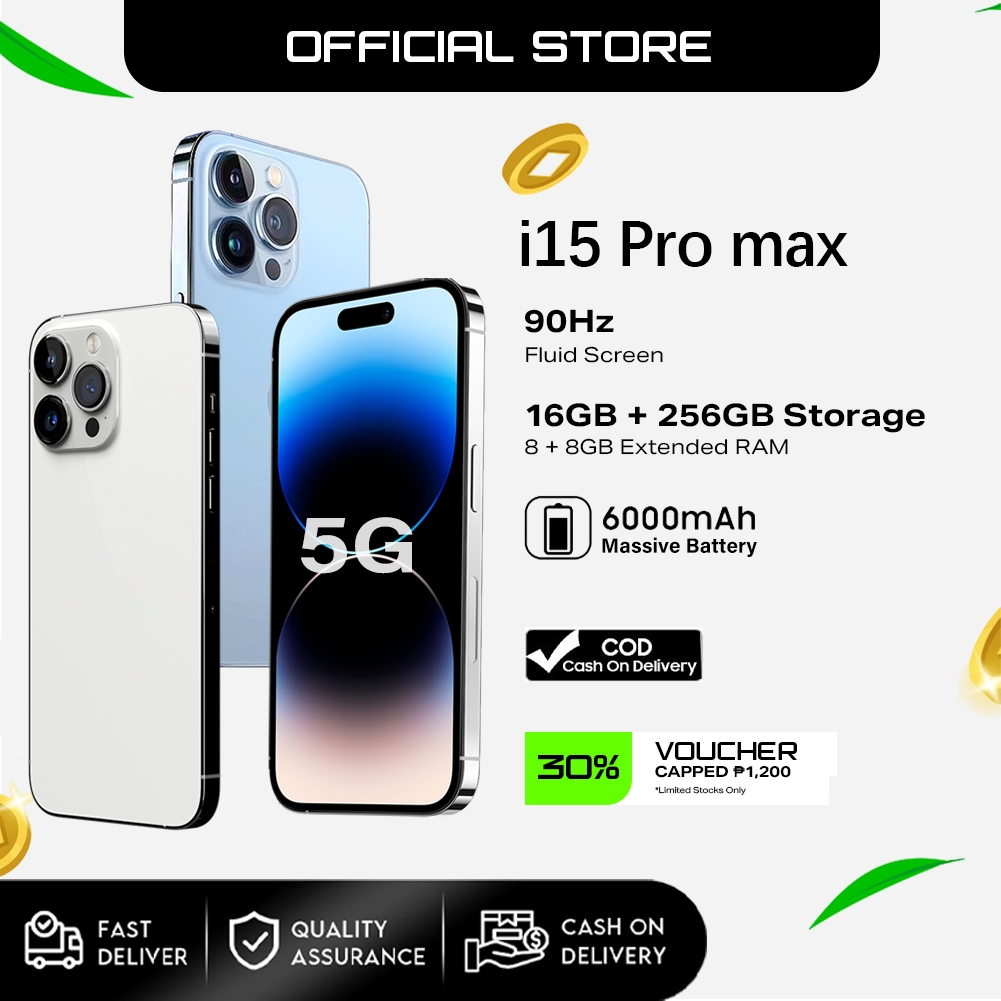 i15 promax โทรศัพท์มือถือเดิมขายโทรศัพท์มือถือ 12GB + 512GB โทรศัพท์ ...
