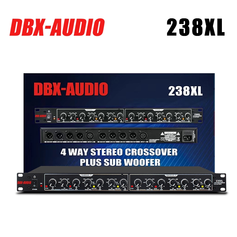 DBX-AUDIO 223XL/234XL/234XS/238XL ความถี่ระดับมืออาชีพตัวแยก ...