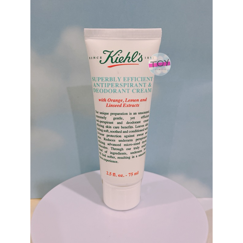 Kiehl's Superbly Efficient Anti-Perspirant & Deodorant Cream 75 ml ...