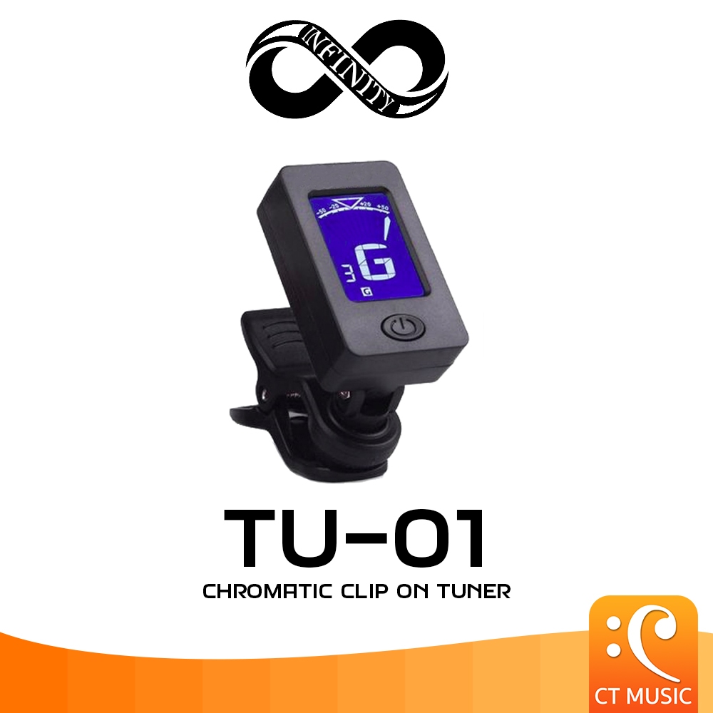 INFINITY TU-01 Chromatic Clip On Tuner เครื่องตั้งสาย TU01 | Shopee ...