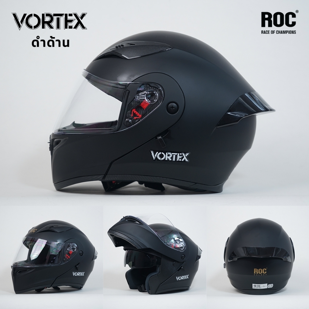 [Avex Official Store] ROC Vortex ดำด้าน หมวกกันน็อคเปิดคาง สไตล์ทัวริ่ง ...