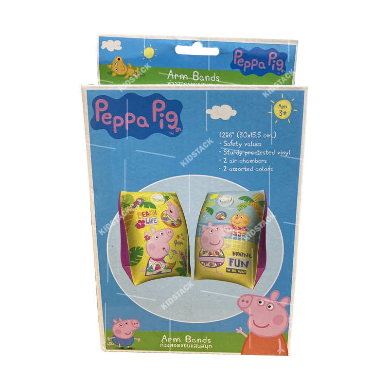 ห่วงสอดแขนแสนสนุก Arm Bands Peppa Pig 12x6" | 3+ Ages. | Shopee Thailand