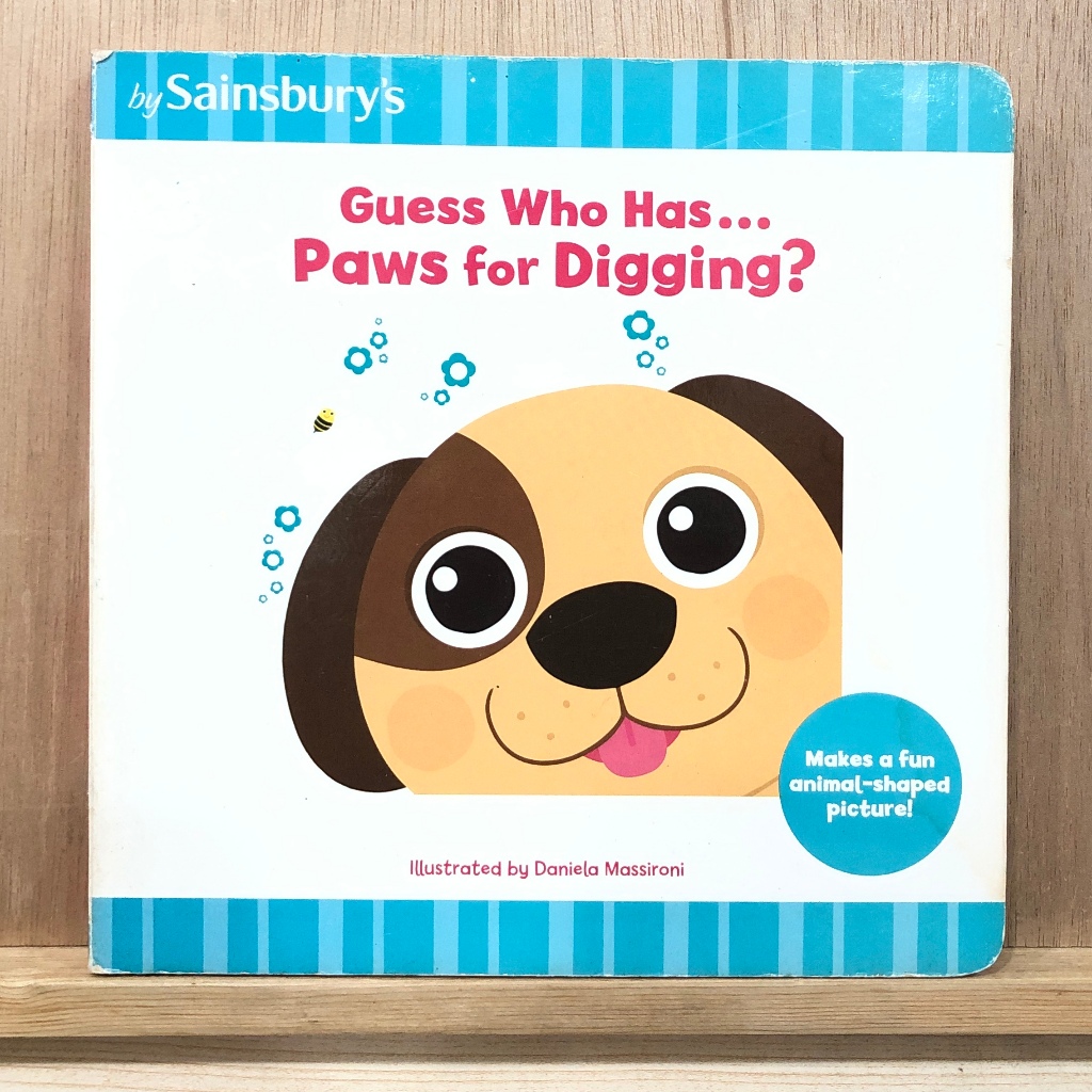 หนังสือภาษาอังกฤษ Board Book Jigsaw Guess Who Has Paws for Digging ...