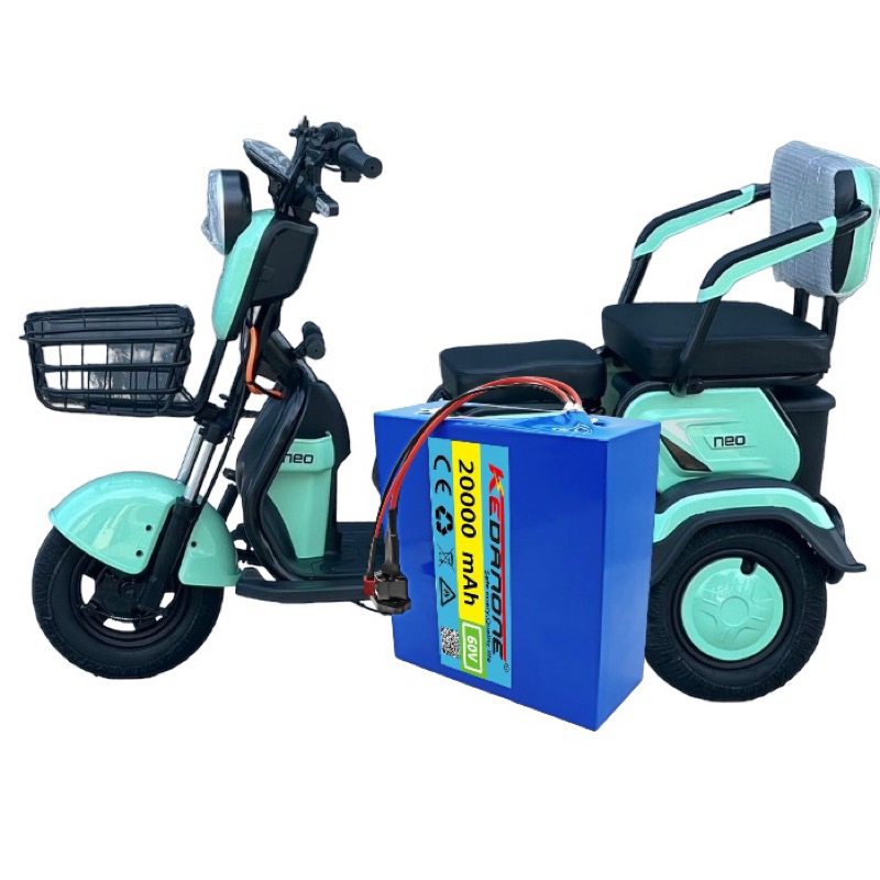16S4P 60V 20Ah 21700ชุดแบตเตอรี่ลิเธียม1000Wจักรยานไฟฟ้ารถจักรยานยนต์ส ...