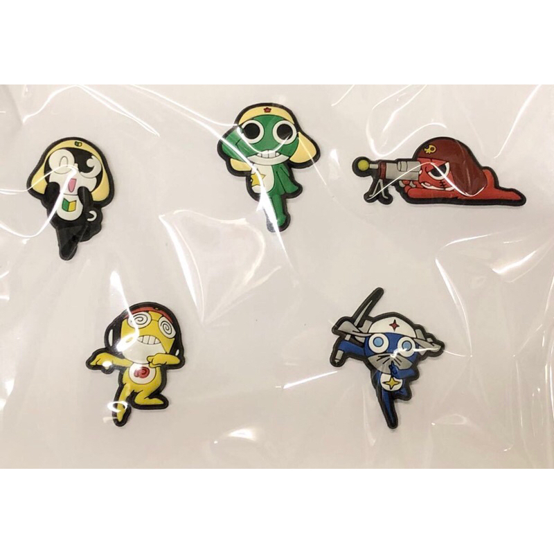 Keroro SERGEANT Keroro Platoon Pins Set of 5 Keroro Giroro Tamama ...