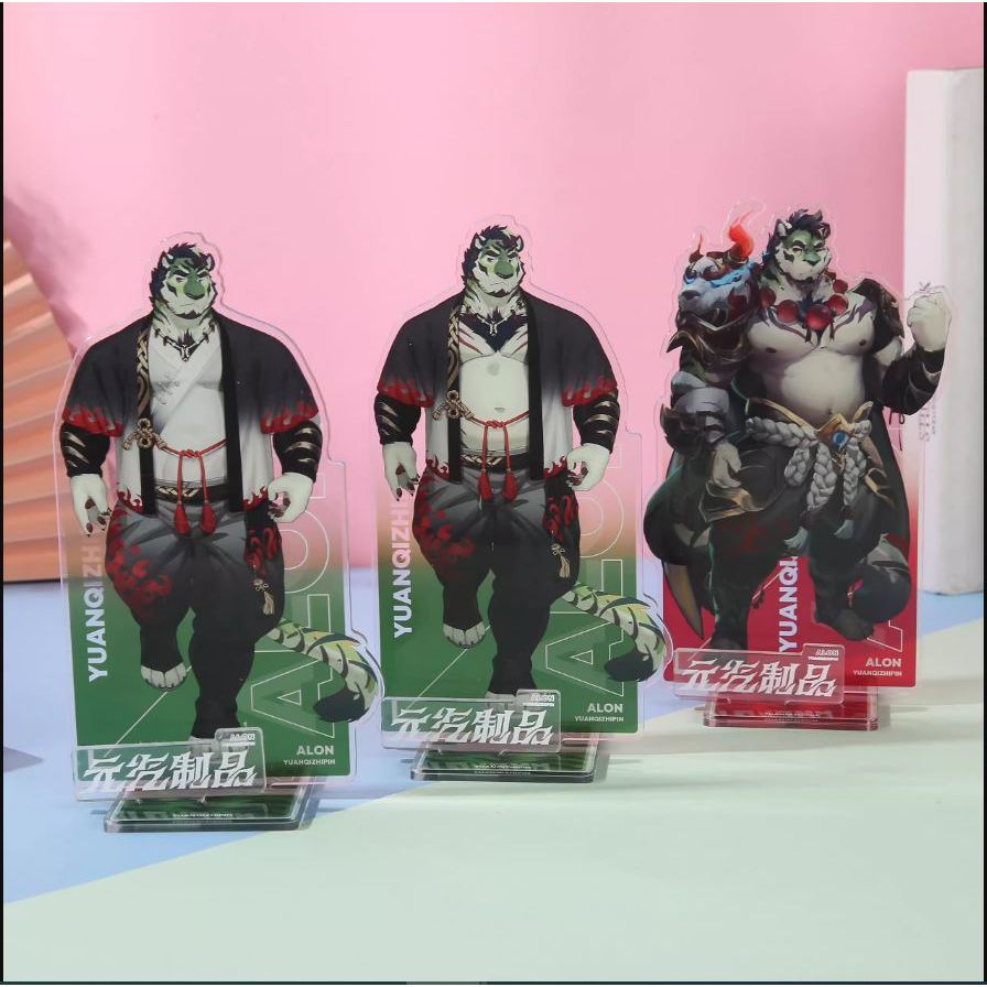 (สินค้ามือหนึ่ง) โมเดลตั้งโต็ะลายการ์ตูน ประเภท Kemono / Furry (Yuanqi ...