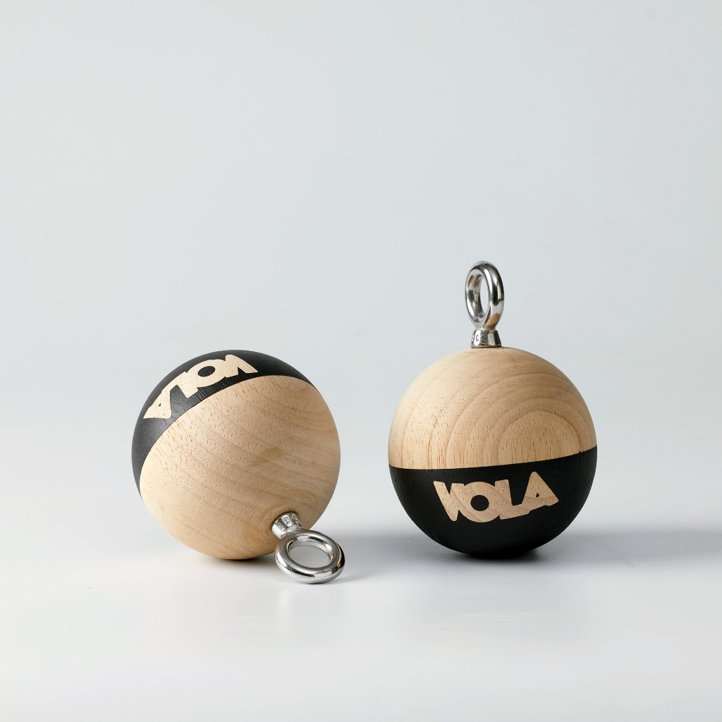 VOLA Wooden ball (Mini), Grip/Finger/Forearm Training, Rock Climbing ...