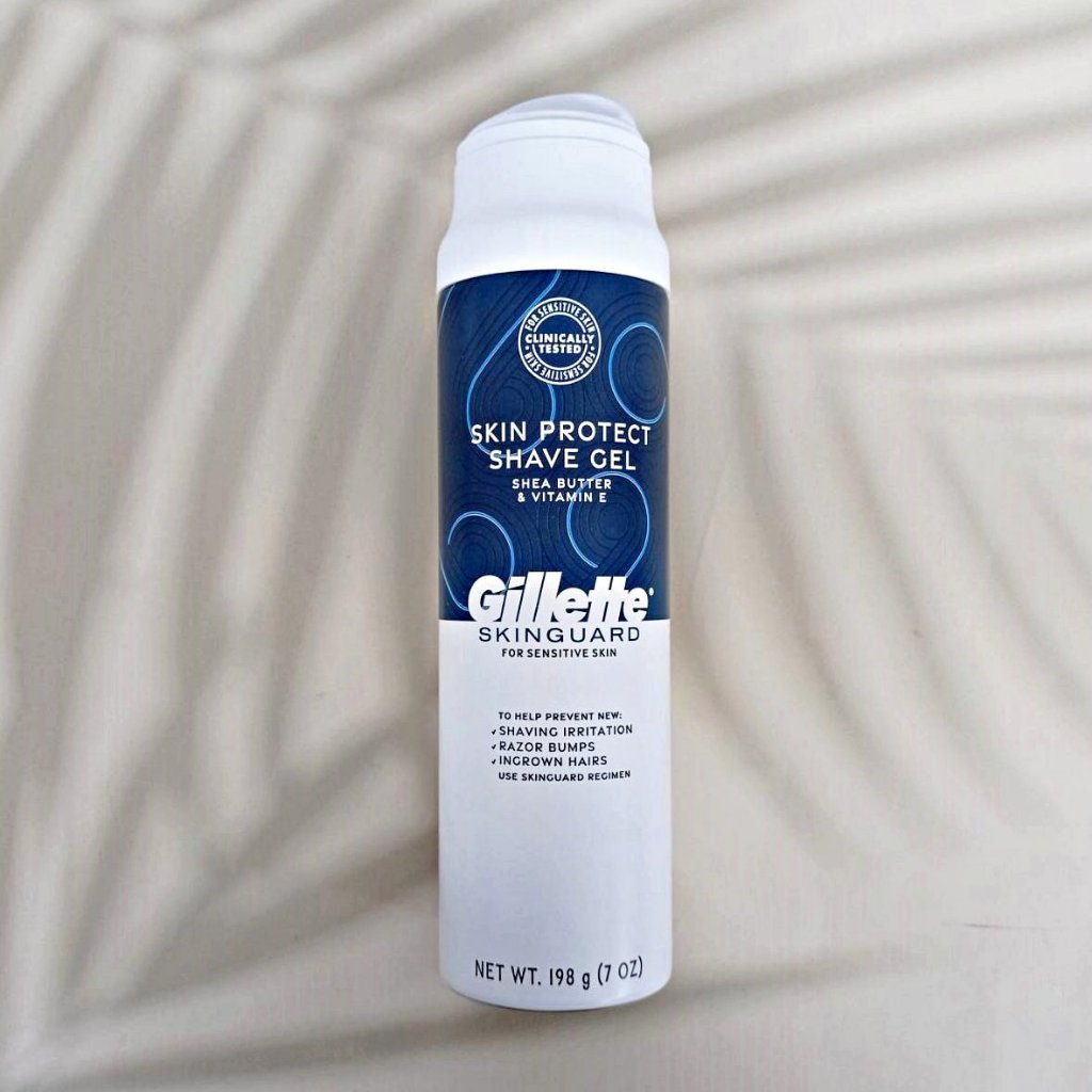 [Gillette®] Skin Protect Shave Gel Shea Butter Vitamin E Skinguard ...