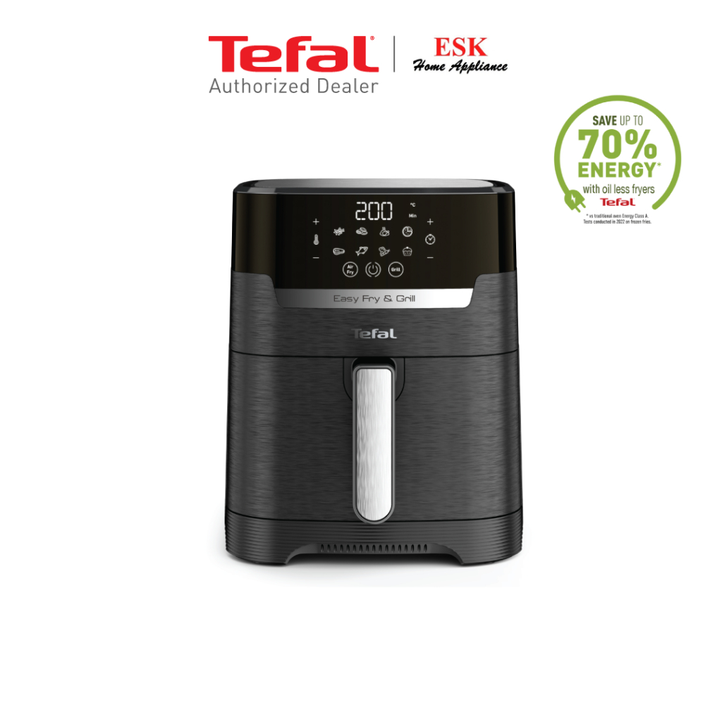Tefal หม้อทอดไร้น้ำมัน 2IN1 รุ่น EY505866 EY505 EY5058 ระบบดิจอตอล (รับประกันศูนย์ 2 ปี ...