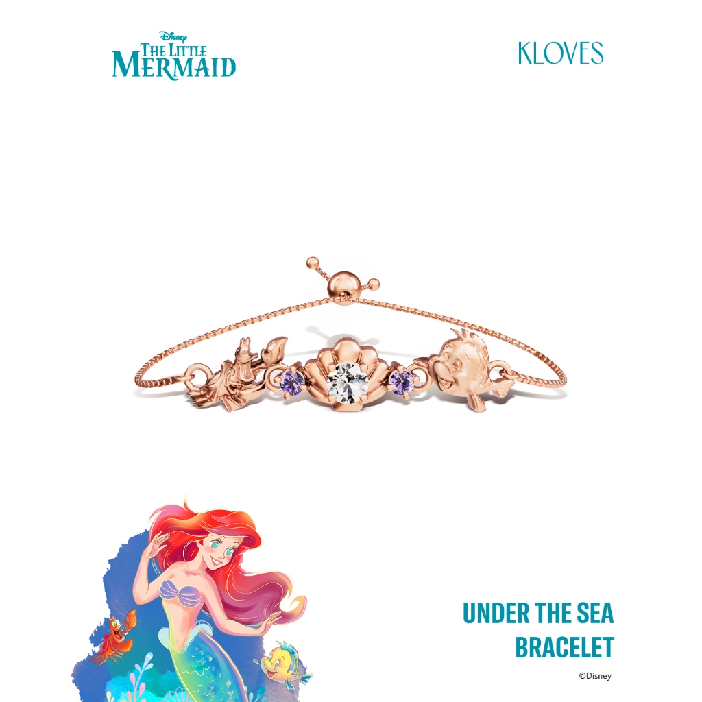 KLOVES - Disney The Little Mermaid collection - Under the sea bracelet ...