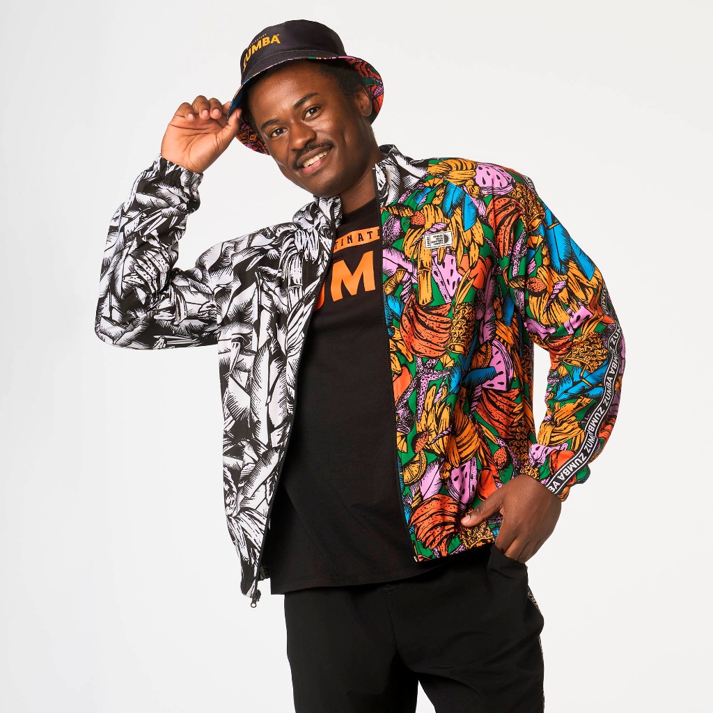 Zumba Tropics High Neck Zip-Up Jacket (เสื้อแจคเกตออกกำลังกายซุมบ้า ...