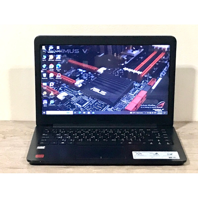ขาย โน๊ตบุ๊ค Asus AMD E2-6110 CPU 1.50 GHz RAM 4 GB SSD 256 GB | Shopee ...