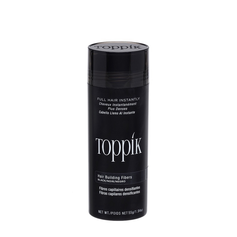 [ของแท้] Toppik ผงเคราติน ปิดผมบาง Hair Building Fibers 55g. (Black) | Shopee Thailand