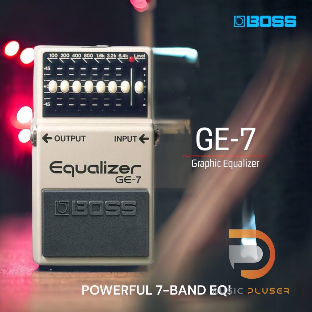 Boss GE-7 Equalizer เอฟเฟ็คกีต้าร์ใช้ปรับย่านความถี่ต่างๆและสามารถใช้ ...