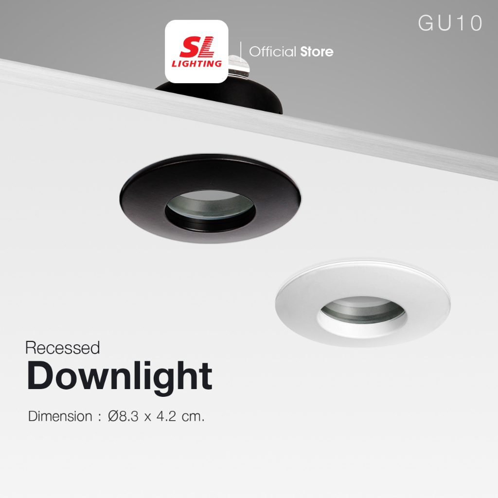 SL LIGHTING | Recessed Downlight โคมไฟดาวน์ไลท์ฝังฝ้า กันน้ำกันฝุ่นที่ ...
