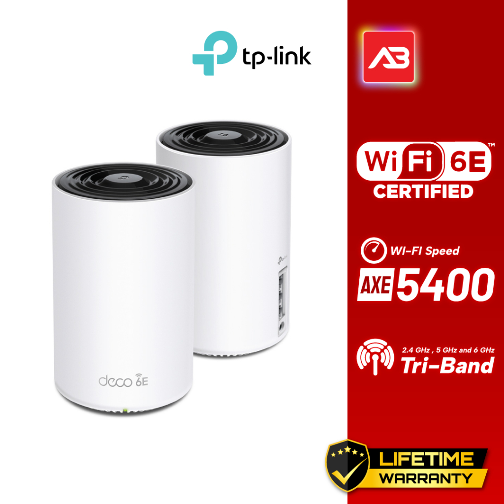 TP-LINK AXE5400 Tri-Band Mesh Wi-Fi 6E System รุ่น Deco XE75 Pro(2-Pack) | Shopee Thailand