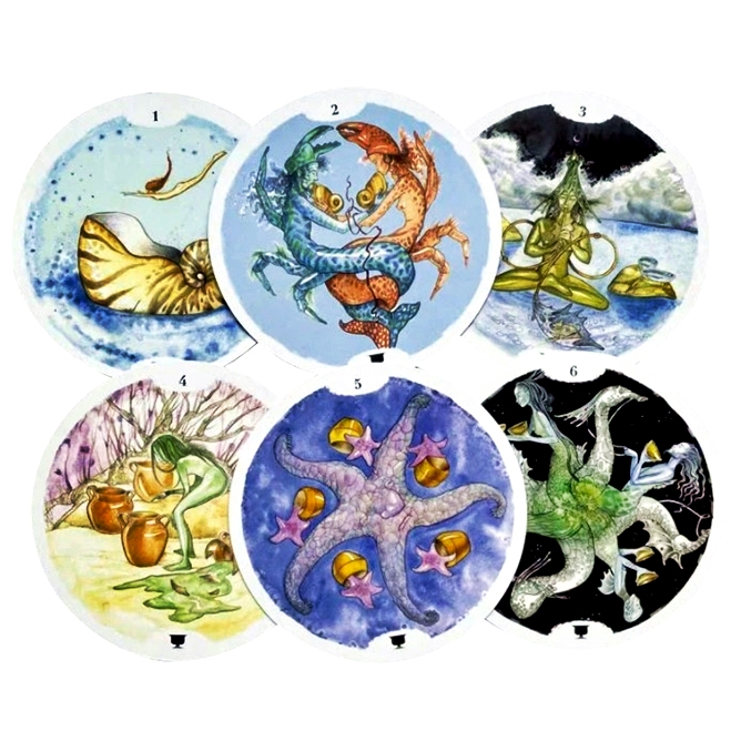 ยิปซีแบบวงกลม ออราเคิลสวยงาม การ์ดน่าหลงใหล Circle Oracle Cards Gypsy ...