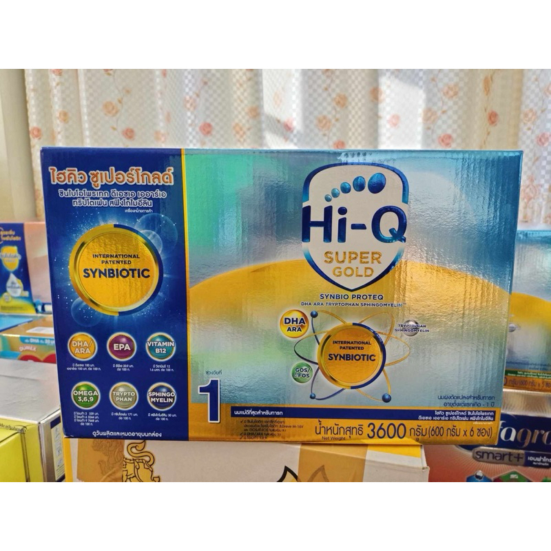 Hi-Q Super Gold Synbio Proteq Infant Formula ไฮ-คิว ซูเปอร์โกลด์ซินไบโอโพรเทก นมผงสูตร 1 3600 ...