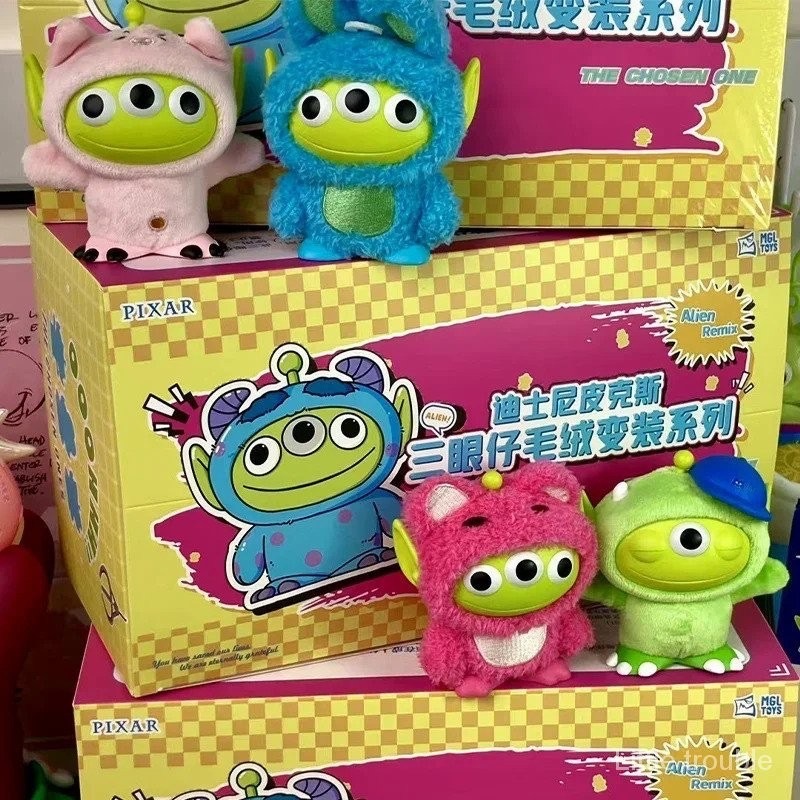 [ยกกล่อง] Disney Toy Story - Aliens Green Man Plush Costume Series ...