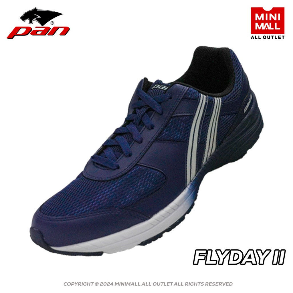 รองเท้าวิ่ง [PAN FLYDAY II PF-16N4] รองเท้าหนังสังเคราะห์ น้ำหนักเบา ...