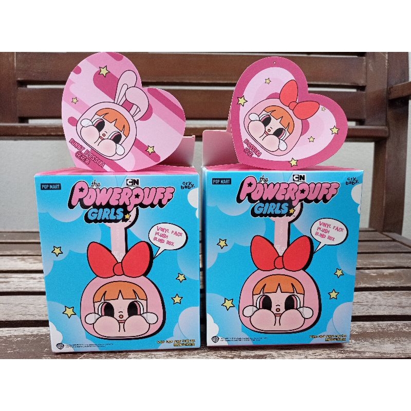 POP MART Crybaby Power Puff Vinyl Face พร้อมส่ง เลือกแบบ | Shopee Thailand