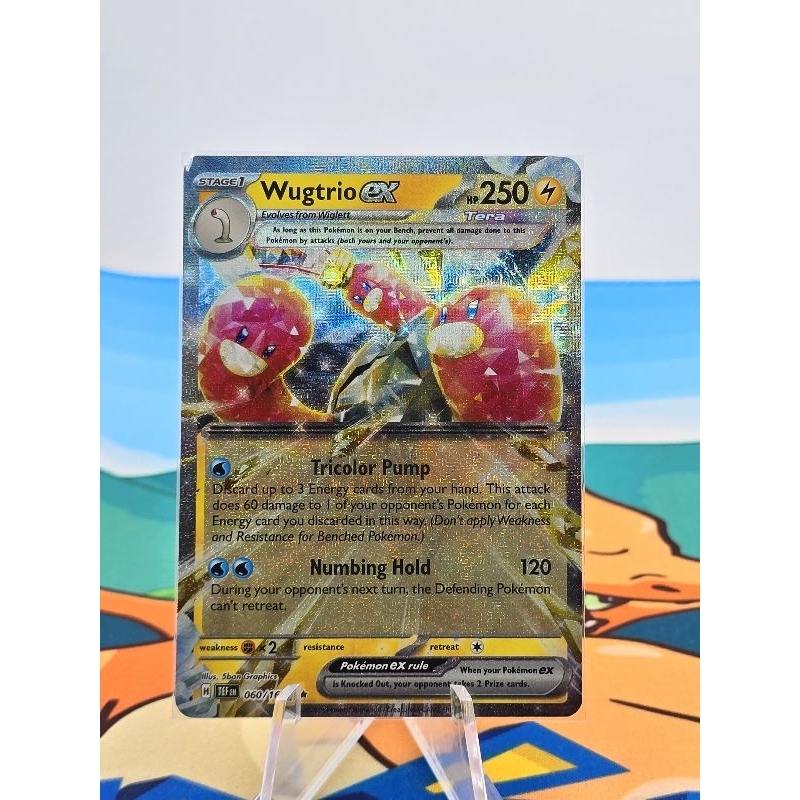 Pokemon Card "Wugtrio EX 060/162" ENG Temporal Forces SV05 | Shopee ...