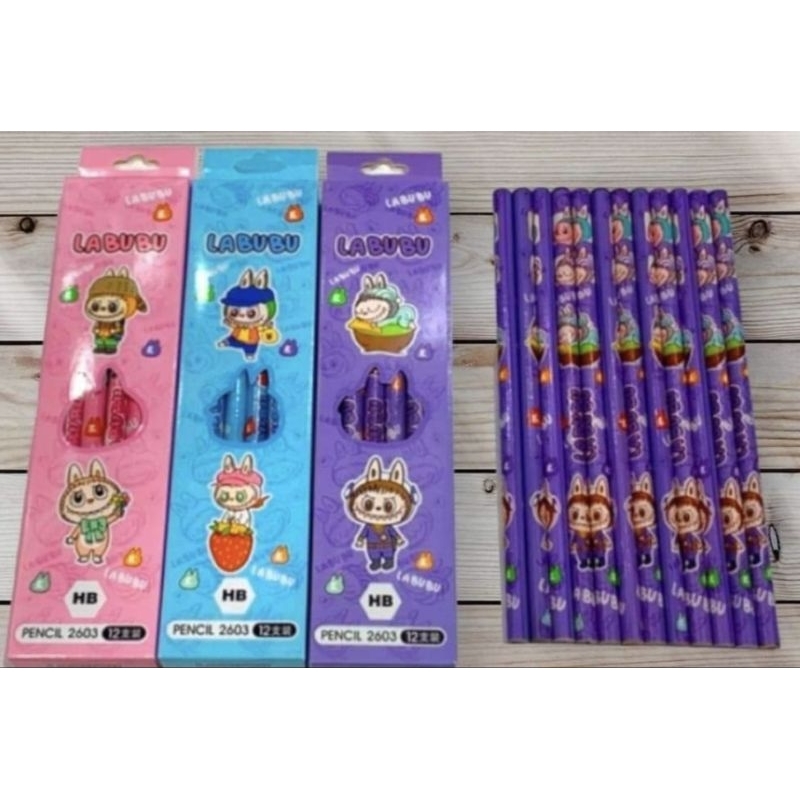 ‼️พร้อมส่ง‼️ดินสอลาบูบู้ labubu แคร์แบร์ คุโรมิ ชินนาม่อน มายเมโลดี้ ...