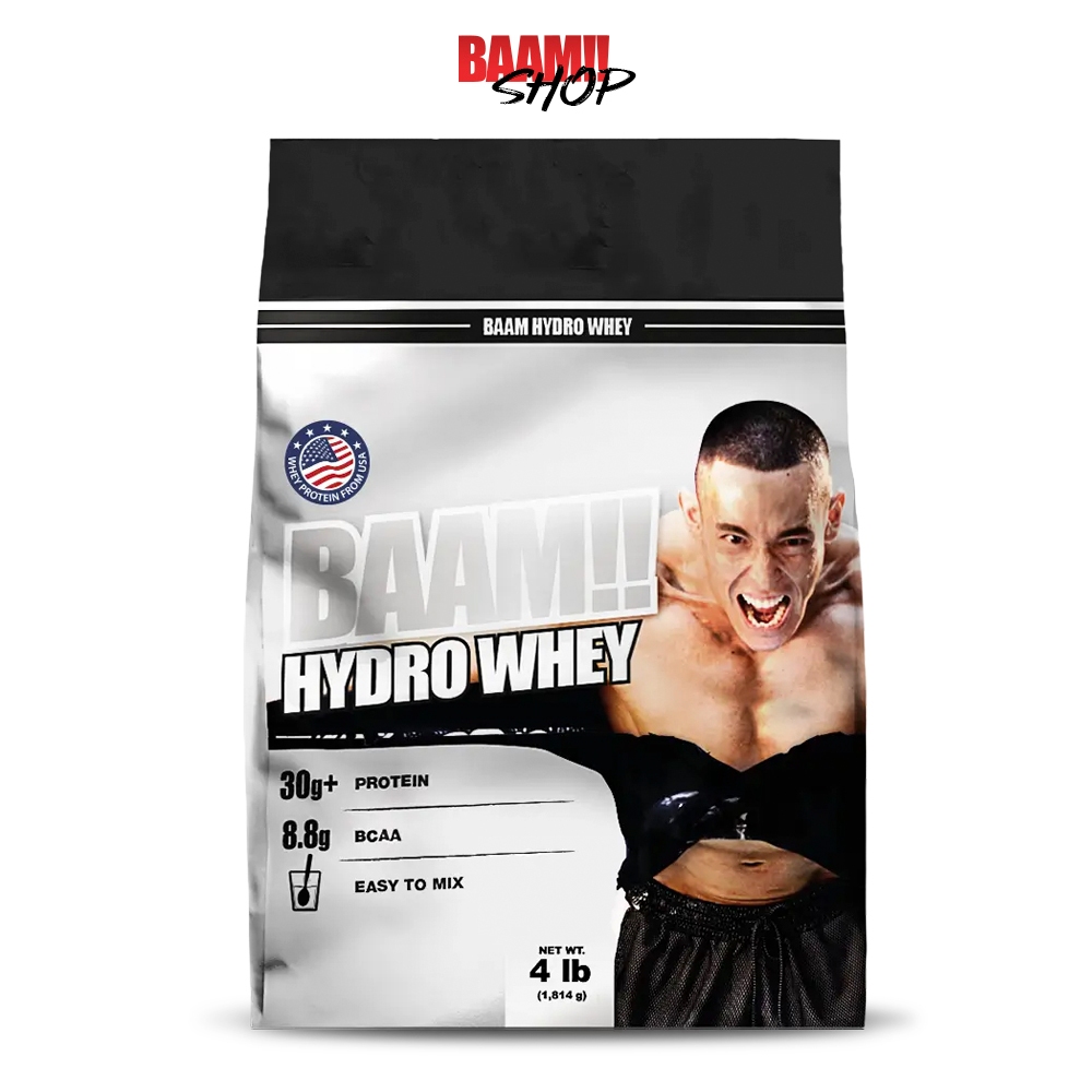 BAAM HYDRO WHEY 4 LB WHEY PROTEIN เวย์โปรตีนไฮโดรไลซ์เพิ่มกล้ามเนื้อ ...