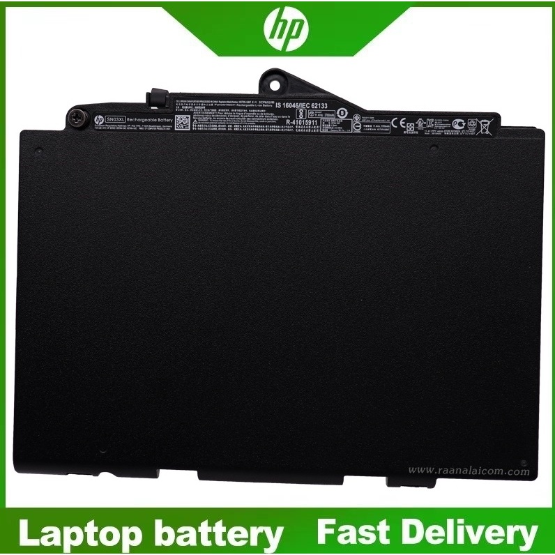 ☸Original คุณภาพแบตเตอรี่แล็ปท็อป SN03XL 11.4V 44WH สำหรับ820 725 G3 G4 ...