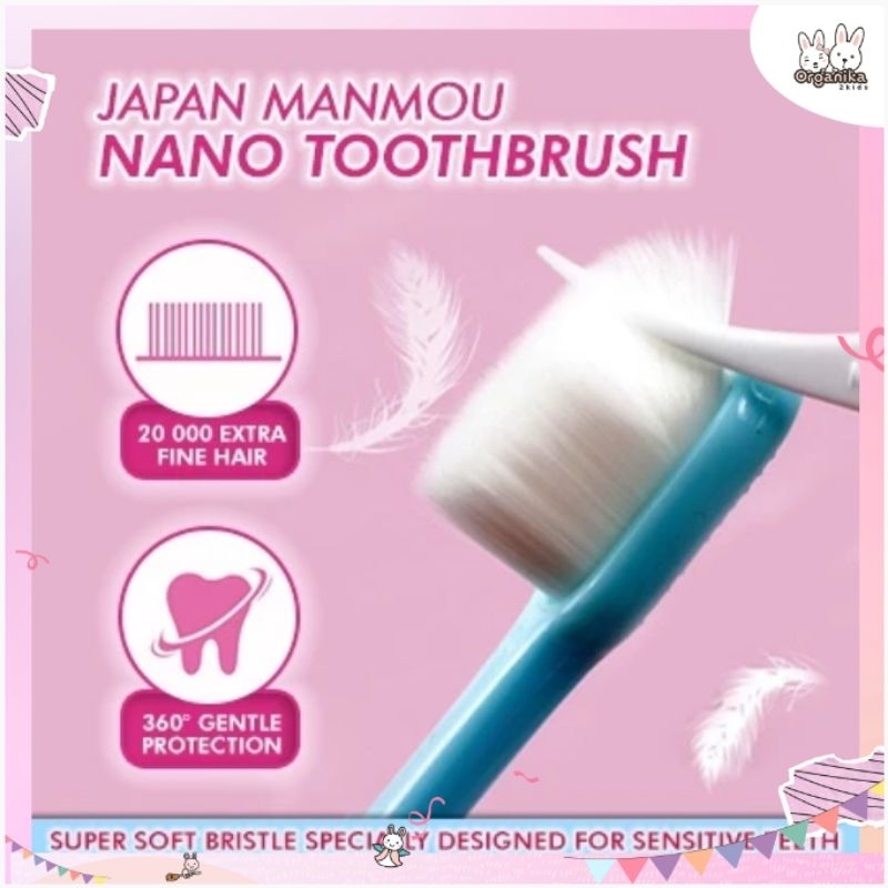 Manmou แปรงสีฟันเด็กและผู้ใหญ่ขนนุ่มอันดับ 1 จากประเทศญี่ปุ่นแปรงสีฟัน ขนนุ่ม Ultrafine | Shopee ...