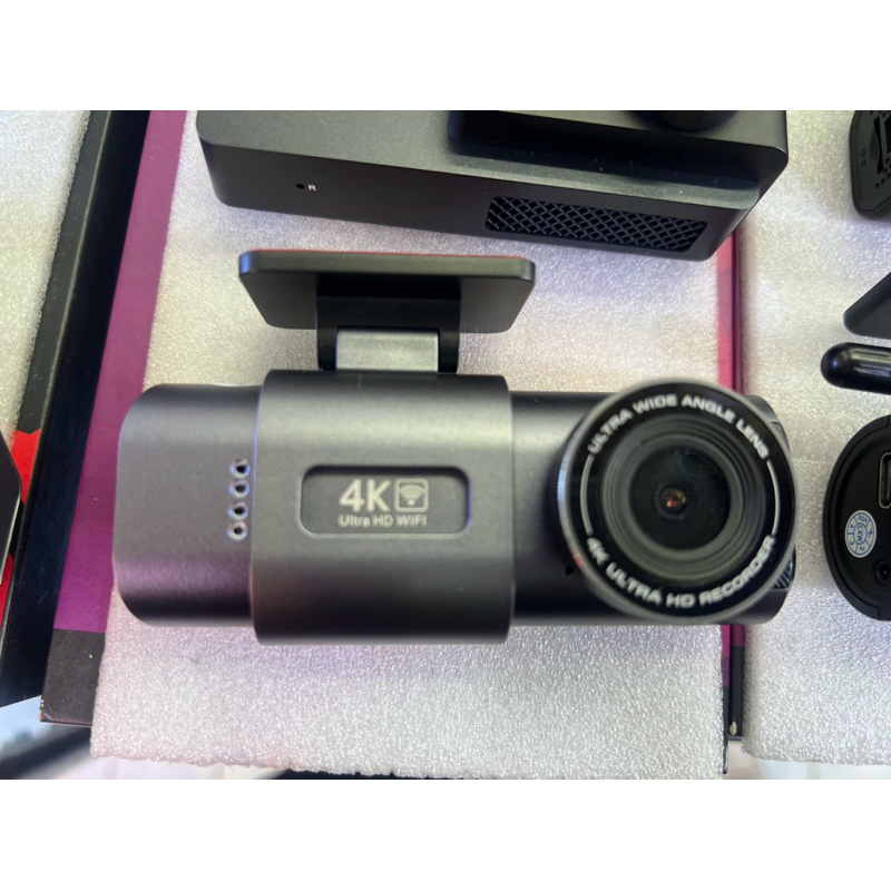 กล้องติดรถยนต์ K309 4K+ Ultra HD 2160p WiFi WDR CarCam 2กล้องหน้าหลัง ภาพคมชัดทั้งกลางวัน และ ...