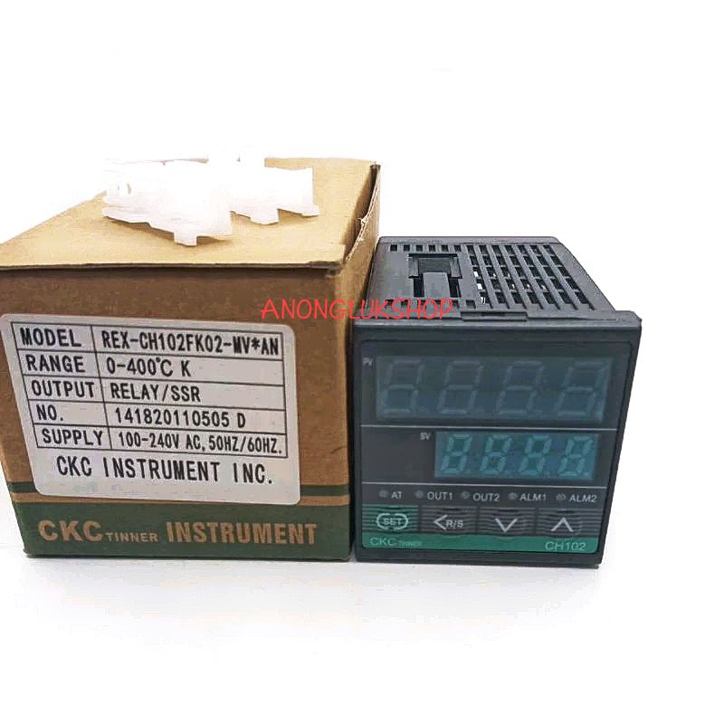 CH102 TEMP CONTROL เครื่องวัดและควบคุมอุณหภูมิ CKC REX-CH102FK02-MV*AN ...