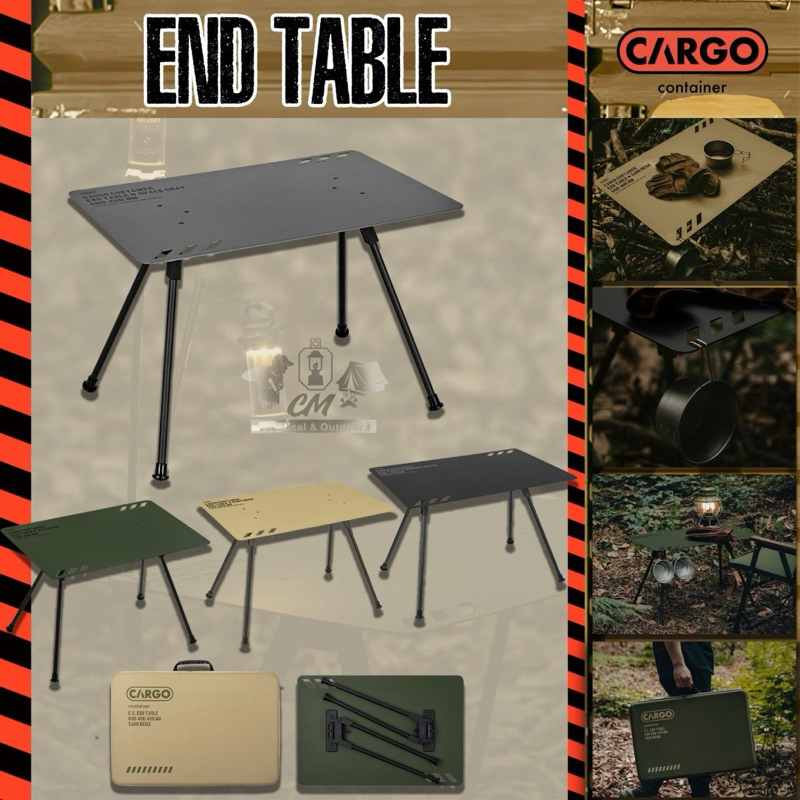 CARGO CONTAINER END TABLE โต๊ะพับแคมป์ปิ้ง | Shopee Thailand