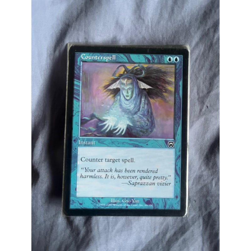การ์ด MTG Counterspell Blue Magic the gathering EDH รุ่น Mercadian สภาพ Ex-Vg | Shopee Thailand