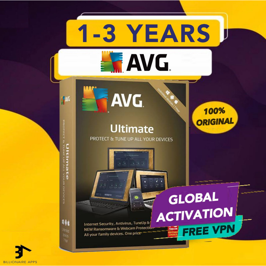 AVG Internet Security Ultimate Premium | GENUINE ANTIVIRUS ซอฟต์แวร์ ...